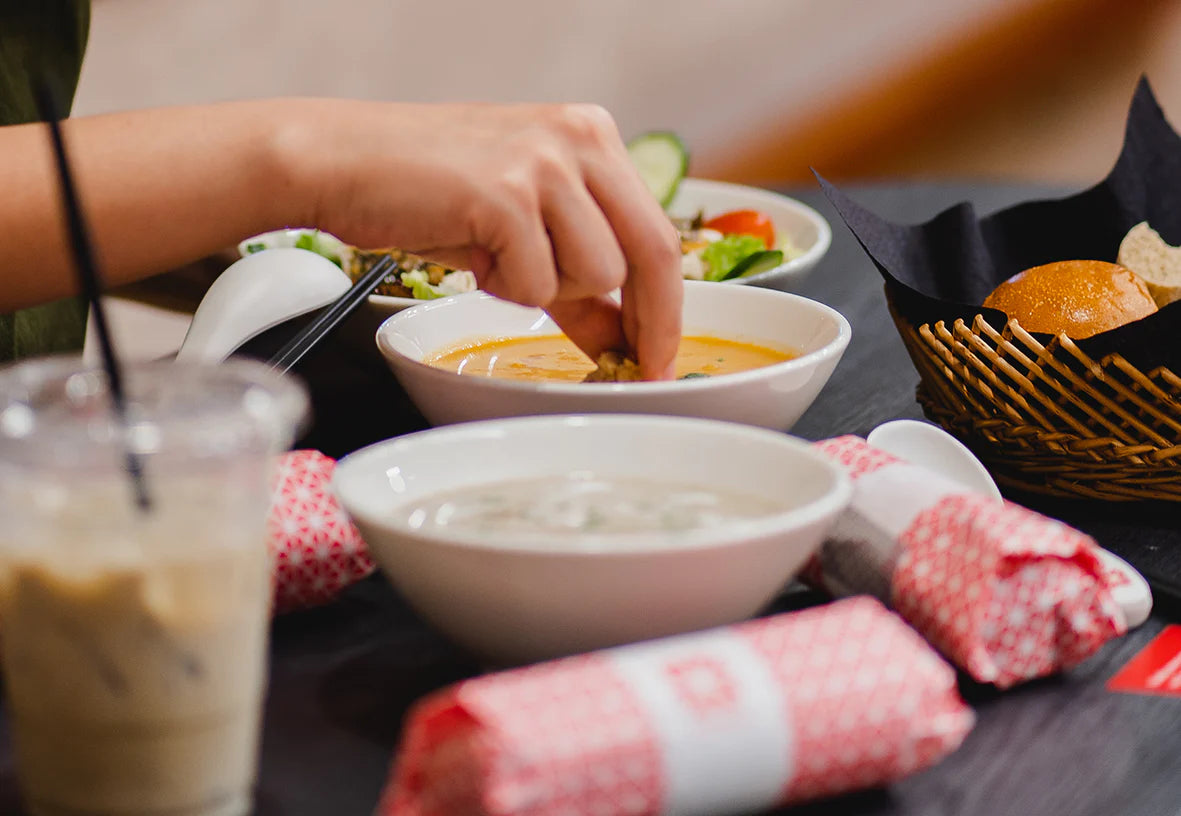 Meat-free options at Souperstar